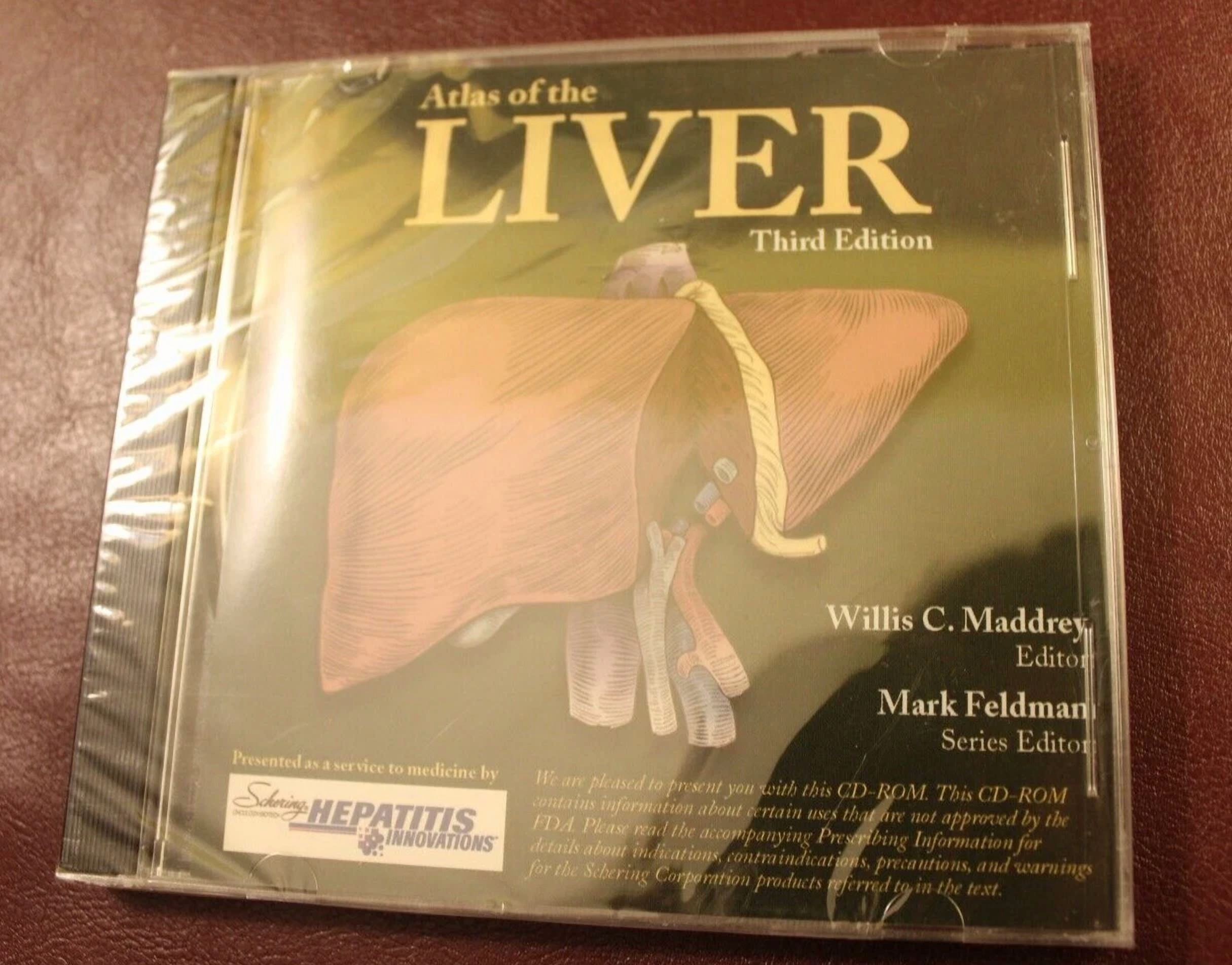 STAR- New Sealed Atlas Of The Liver Third Edition Cd Educational ...