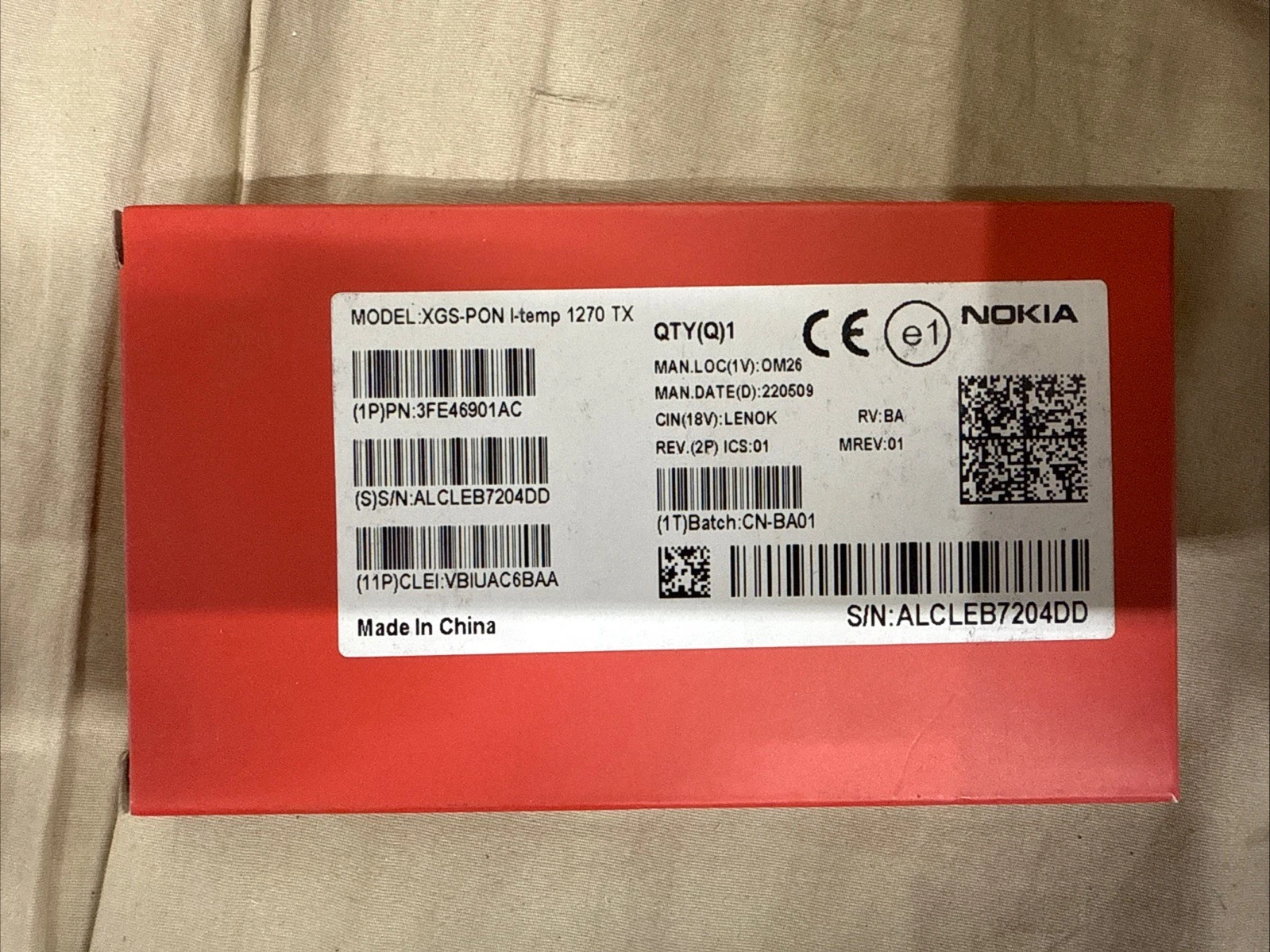 STAR- Nokia 3Fe46901Ac Xgs-Pon Onu I-Temp 1270 Tx Sfp Module - Walmart.com