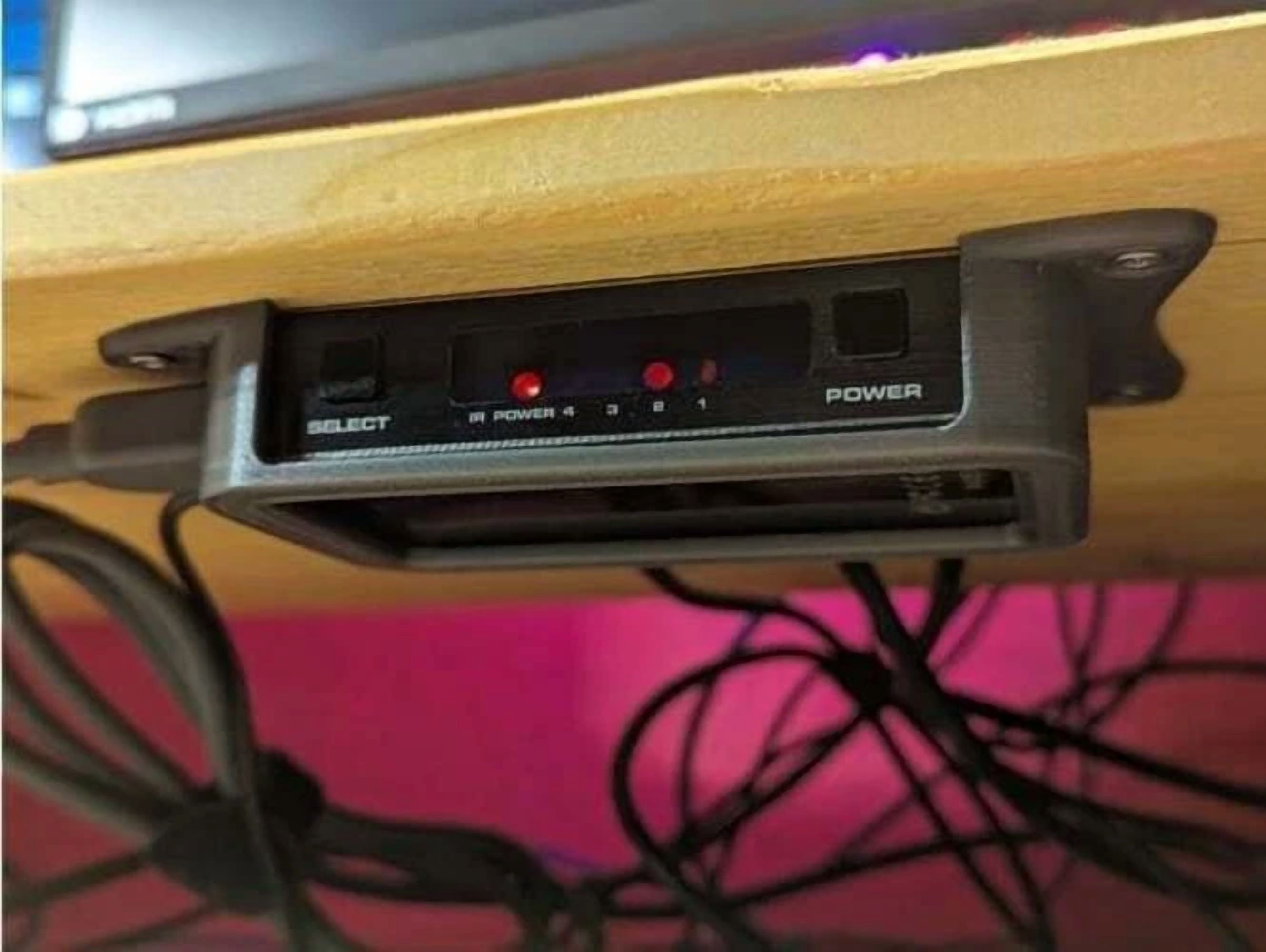 STAR- Nowbotuch 4X1 Hdmi Switch Wall & Under Desk Mount Bracket Holder ...