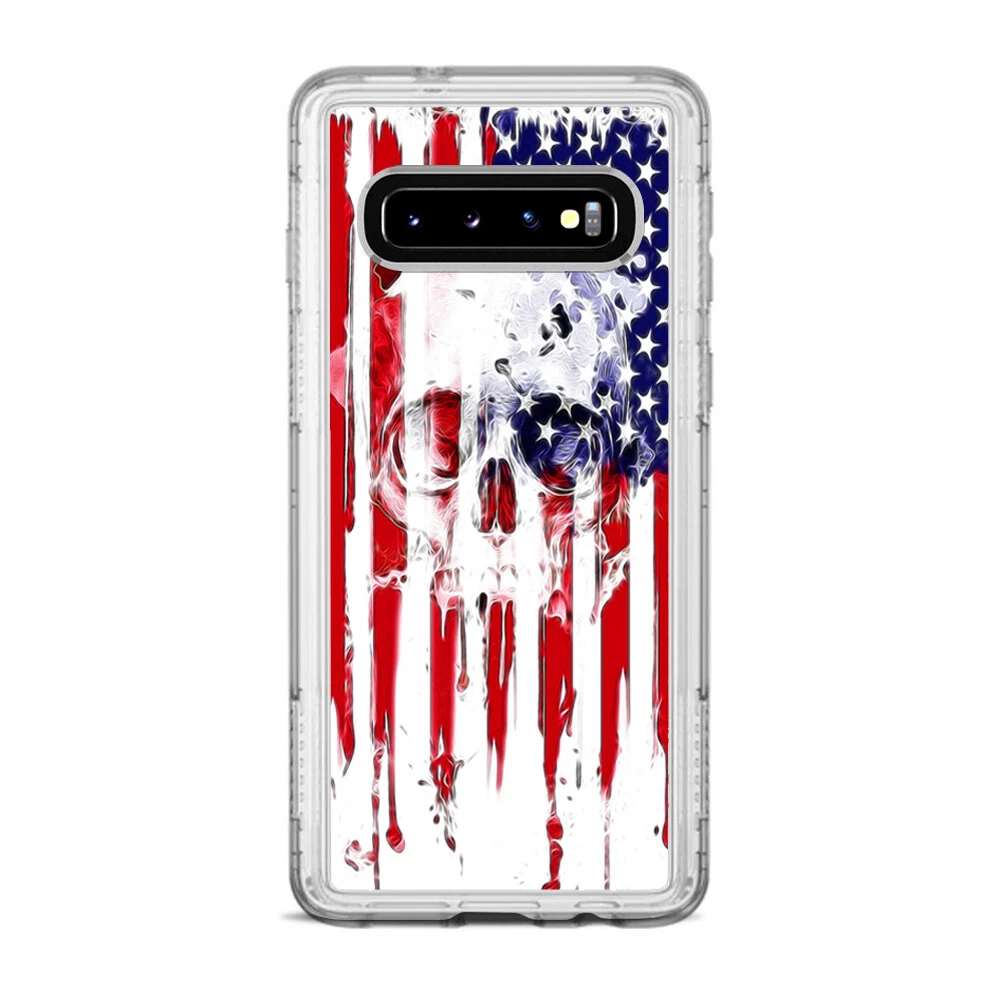STAR- Pelican Adventurer Galaxy S10 Skins Decals U.S.A. Flag Skull Drip ...
