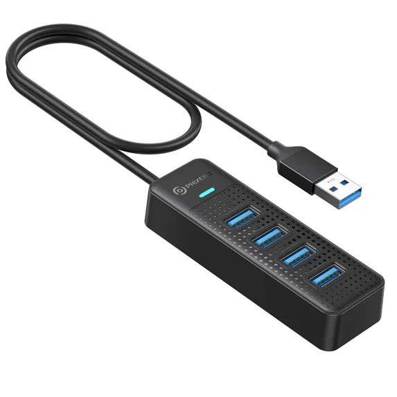 STAR- Phixero Usb 3.2 Gen1 Hub(Compact Version), Usb A 4-Port Splitter ...