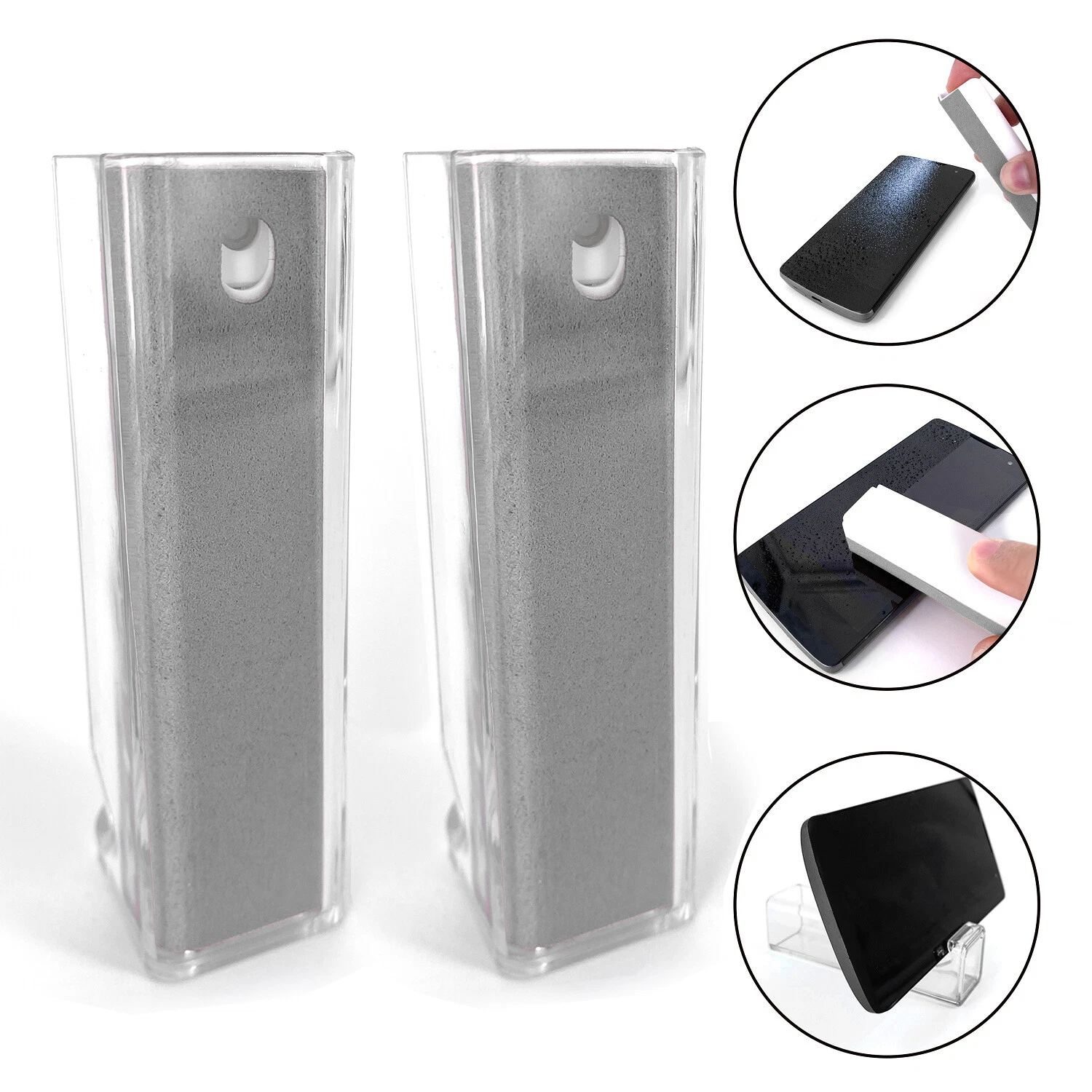 STAR- Phone Stand & Screen Cleaner Spray Combo Works With Phones ...