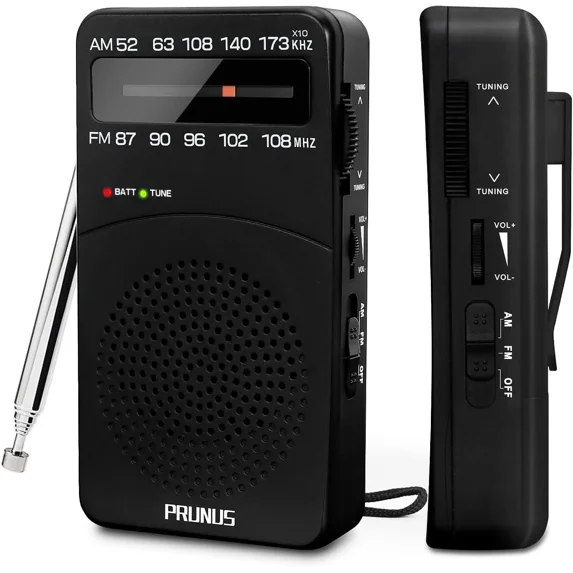 STAR- Prunus J-166 Portable Radio Am Fm, Battery Operated With Tuning ...