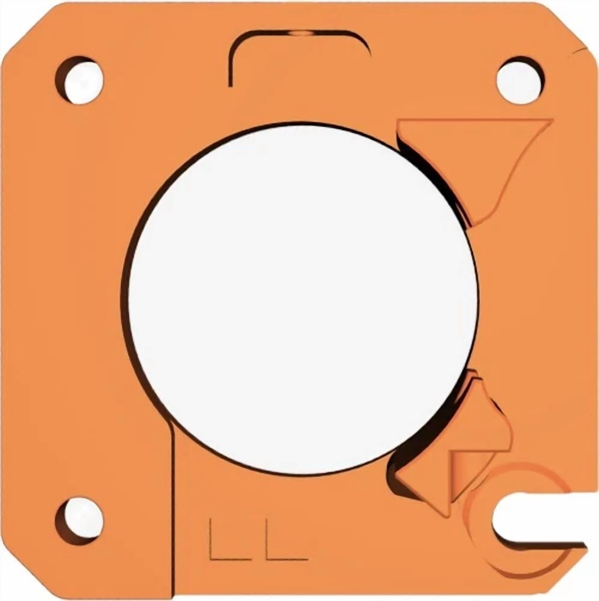 STAR- Prusa Mk4 Nextruder Main Plate R2 Petg Orange - Walmart.com