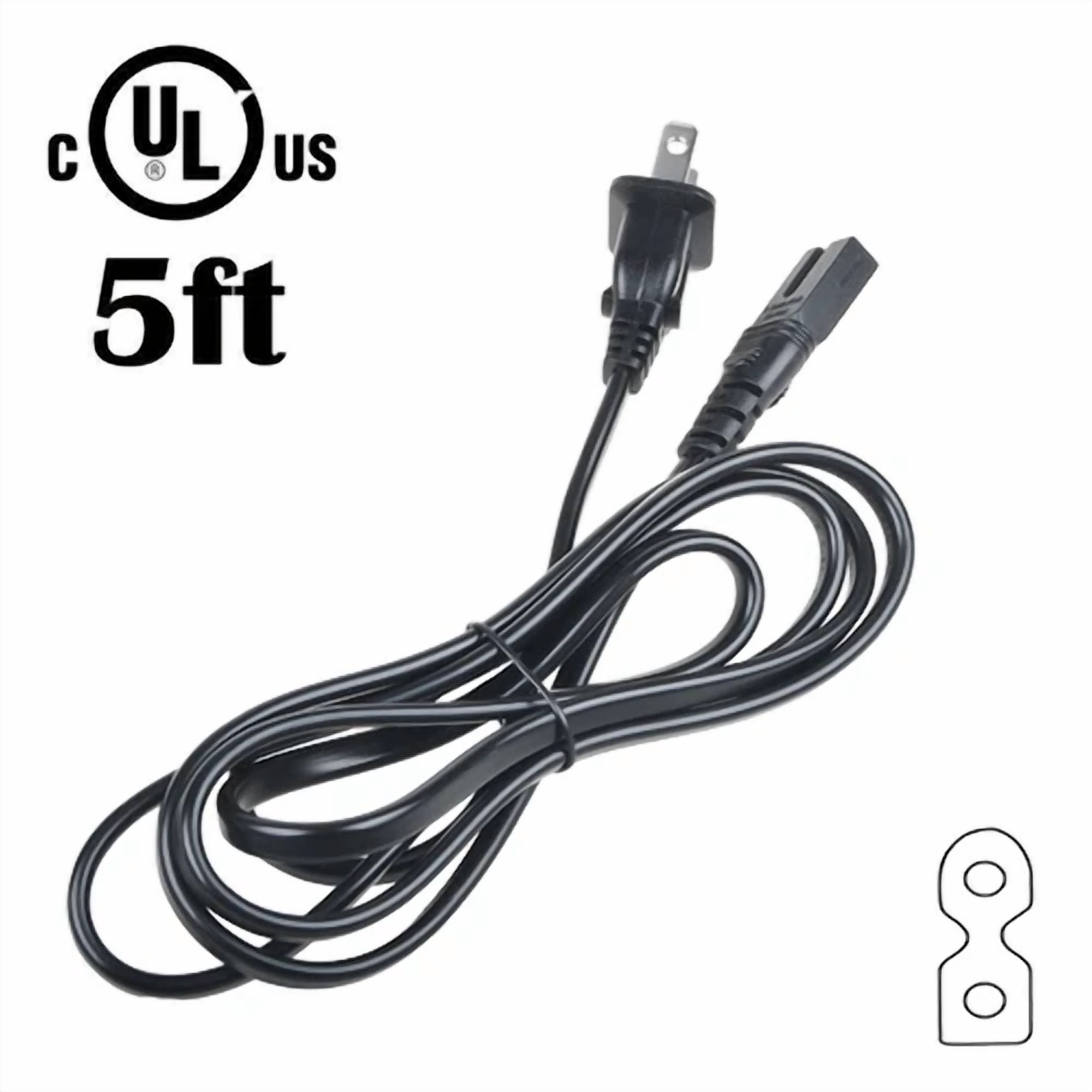 STAR- Pwron 5Ft Ul Ac Power Cord Cable For The Singing Machine Gpx ...