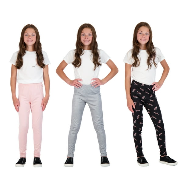 STAR RIDE GIRLS 3 PACK LEGGINGS SIZE 5-16 - Walmart.com