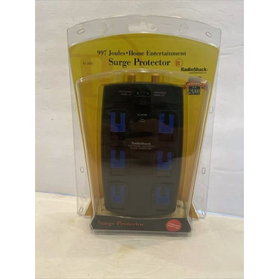 STAR- Radio Shack Home Entertainment Surge Protector (6102431) Surge ...