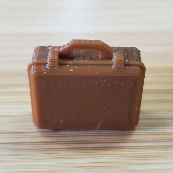 STAR- Rc 1/10 Scale Brown Small Pelican Brief Case Luggage Accessory Rock Crawler Mini - Walmart.com