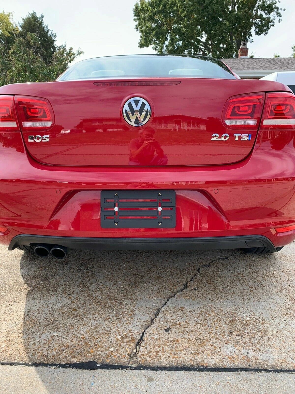 STAR- Rear License Plate Tag Holder Mounting Adapter Bumper Kit Bracket ...