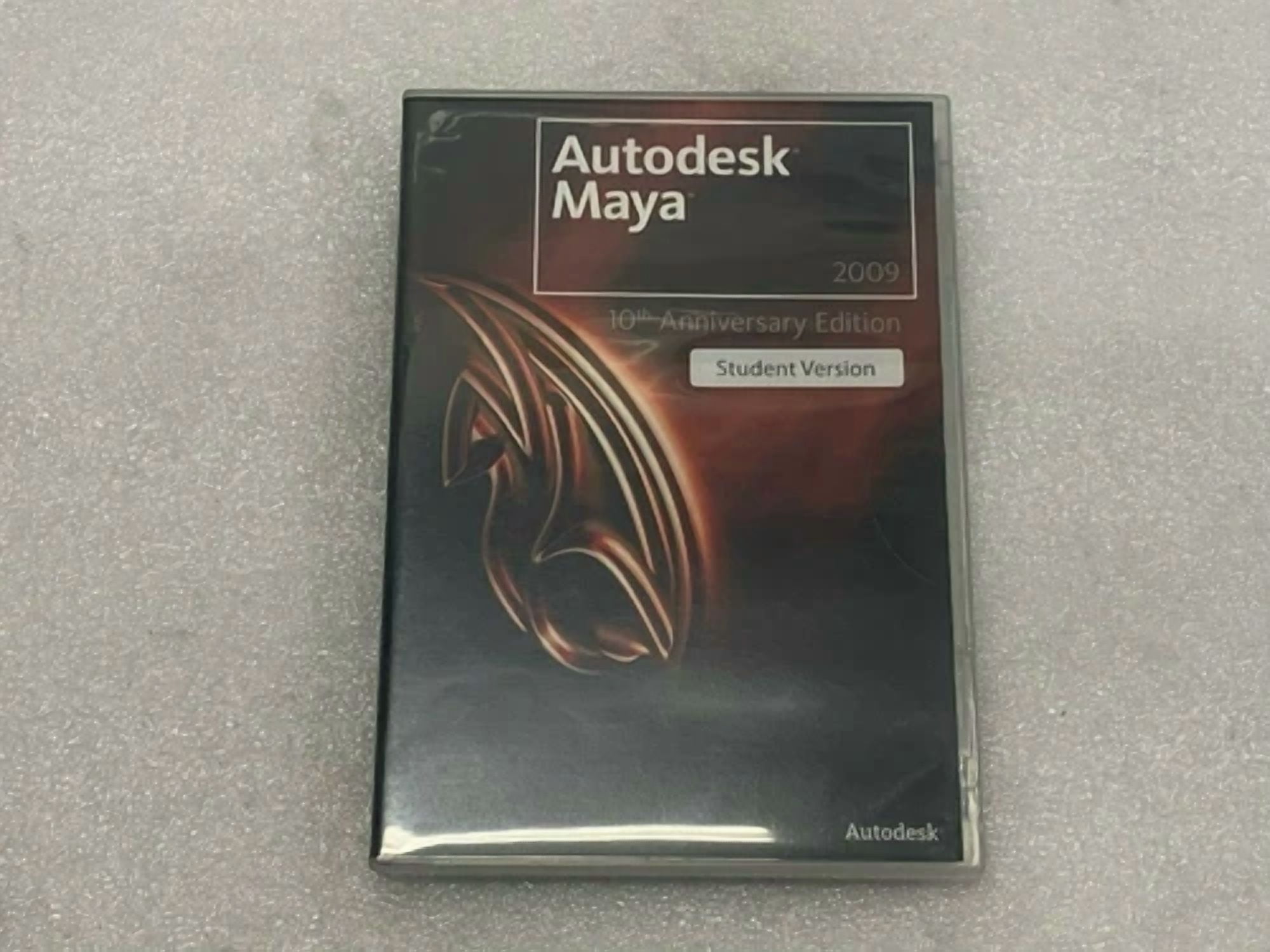 STAR- Sealed Autodesk Maya 2009 10Th Anniversary Student Version Dvds ...