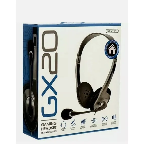 STAR- Sentry Gx20 Gaming Headset W Mic Ps4 Xbox Pc - Walmart.com