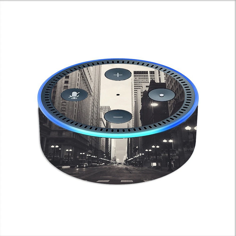 STAR- Skin Decal For Amazon Echo Dot (2Nd Gen) / City Street - Walmart.com