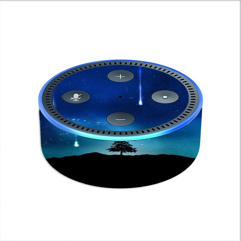 STAR- Skin Decal For Amazon Echo Dot (2Nd Gen) / Falling Stars Trees ...