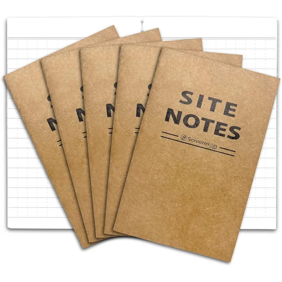 STAR- Sovereign-Gear Field Notes Notebooks 5 Pack | Small Memo Book ...