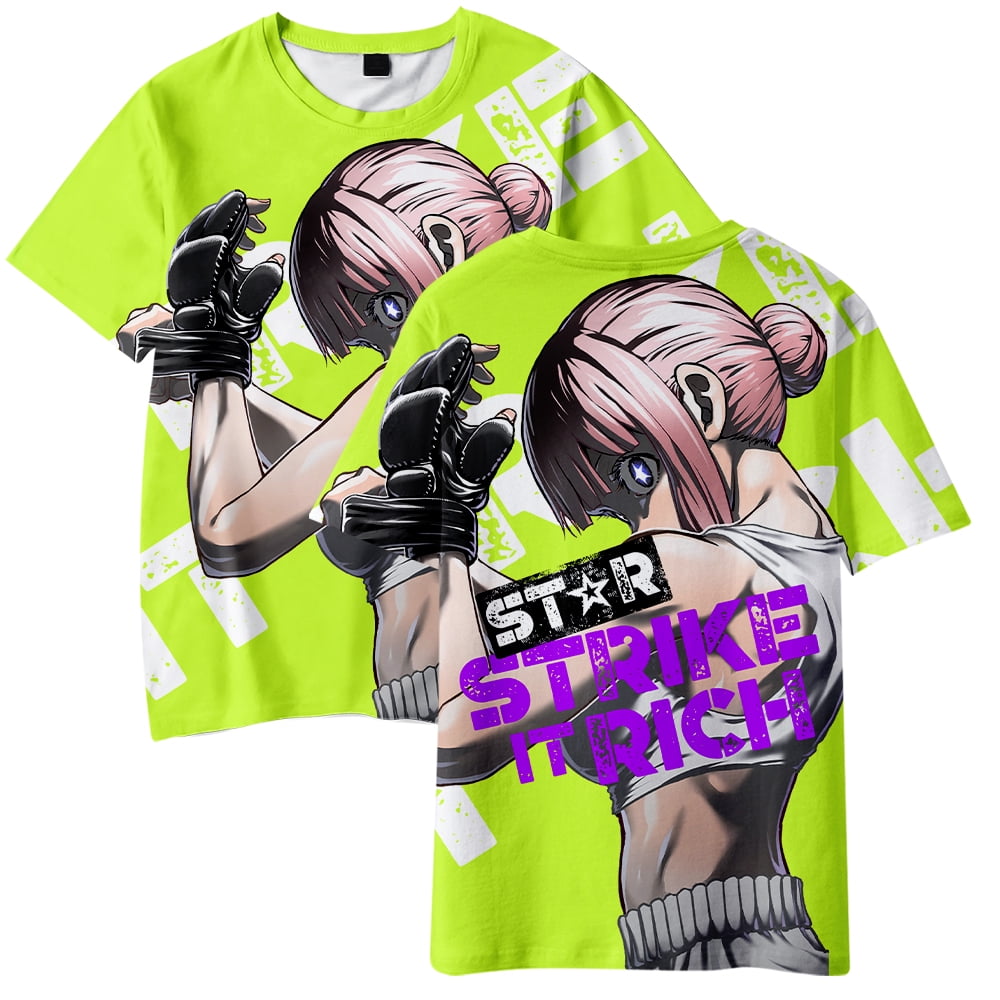 STAR Strike It Rich T-Shirt Isshou Senkin Merch Cosplay For Women/Men ...