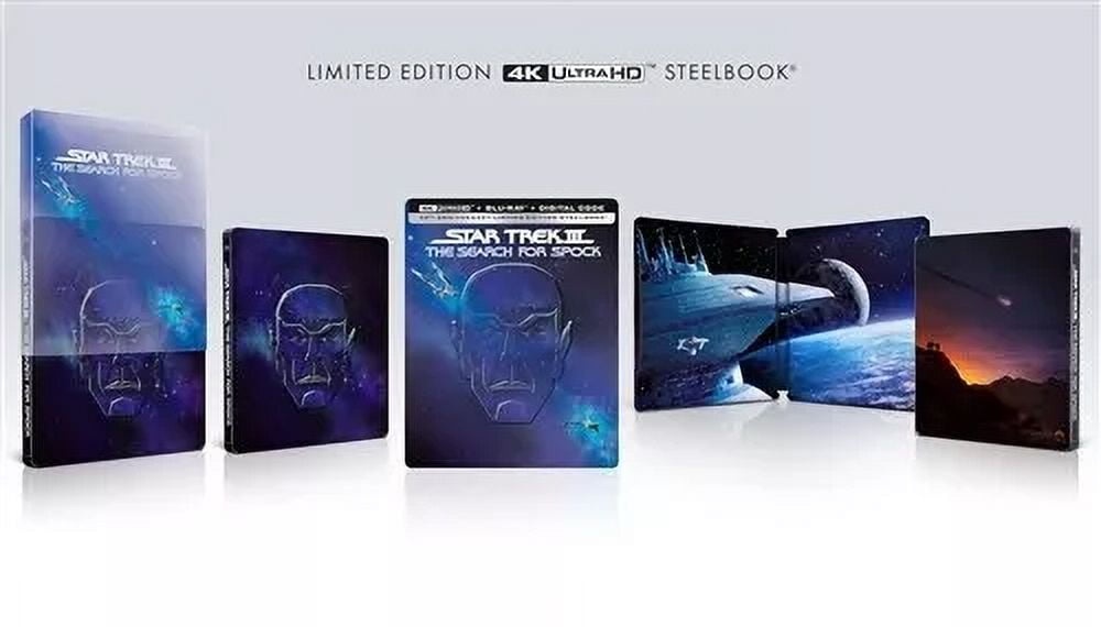 STAR TREK III SEARCH FOR SPOCK New 4K Ultra HD UHD + Blu-ray 40th Ann Steelbook | #Catalog ...