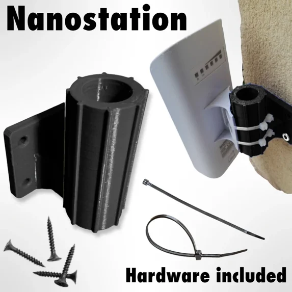 STAR- Ubiquiti Nanostation Wall Bracket For Loco5Ac, Ns-5Ac, Locom5, M5, Nsm5 Cpe Brid - Walmart.com