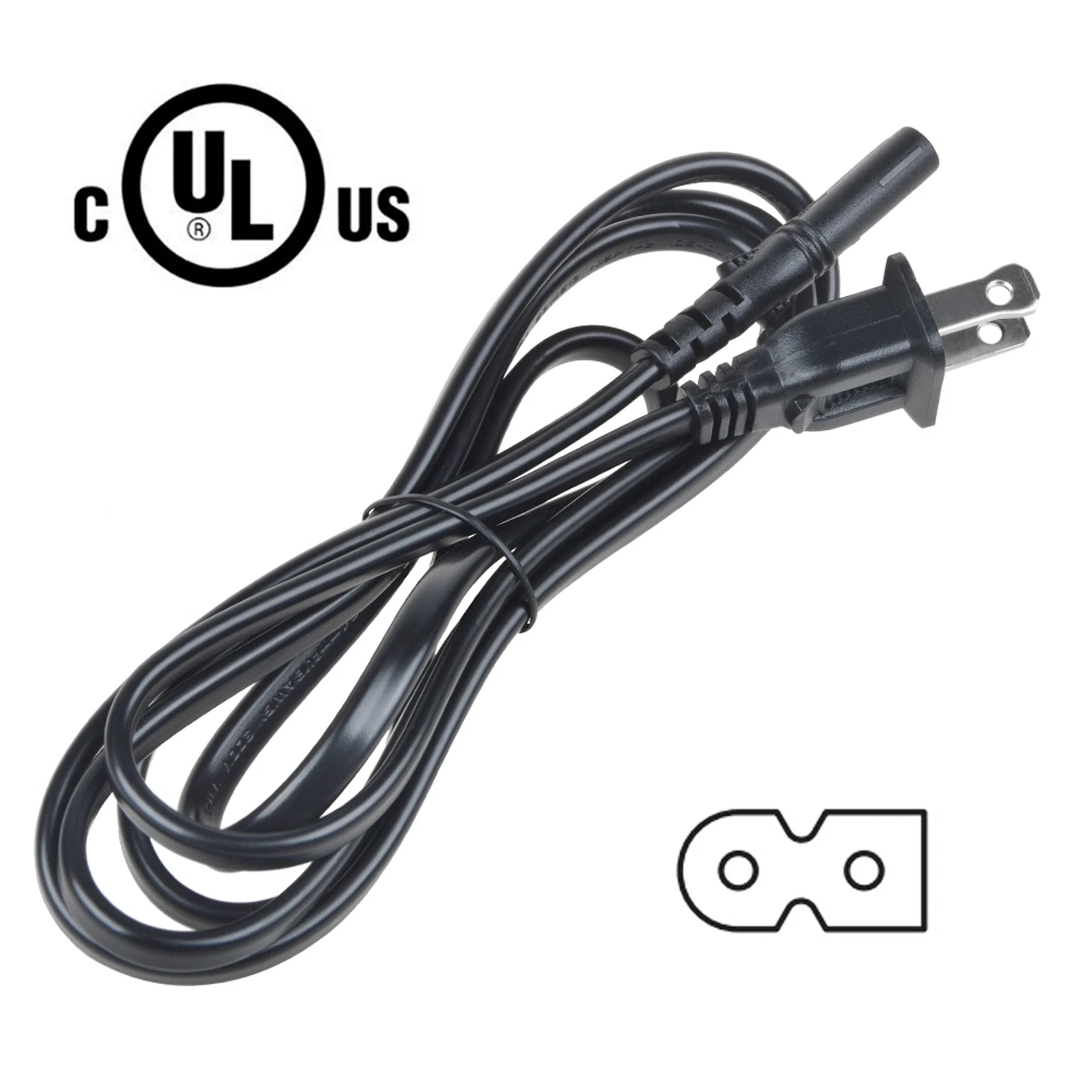 STAR- Ul 5Ft 2 Pin Ac Power Cord Cable Lead For Yamaha Cd-S303 Cd ...