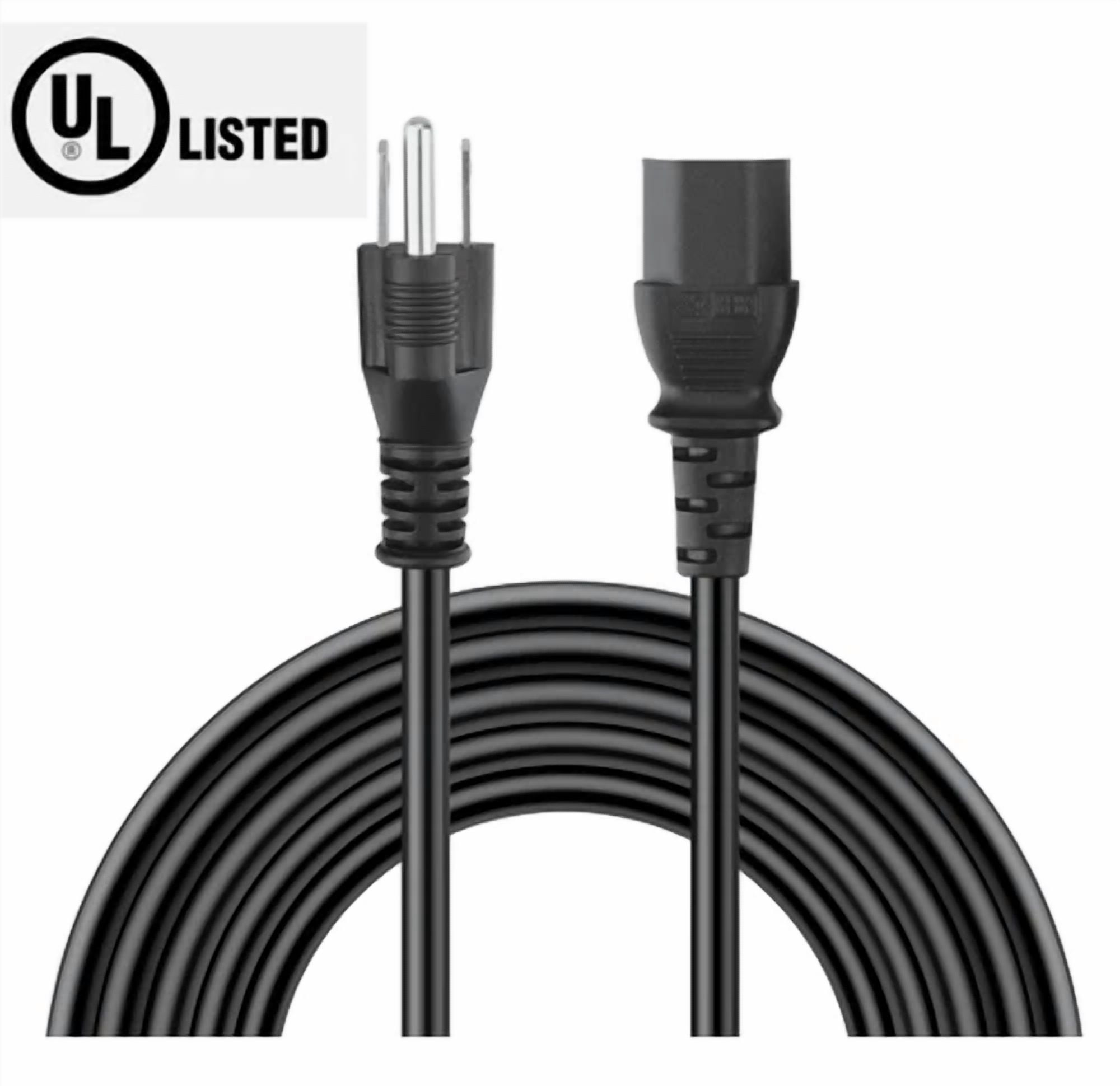 STAR- Ul 6Ft Ac Power Cord Cable For Msi Optix Mpg341Cqrv Meg381Cqr ...