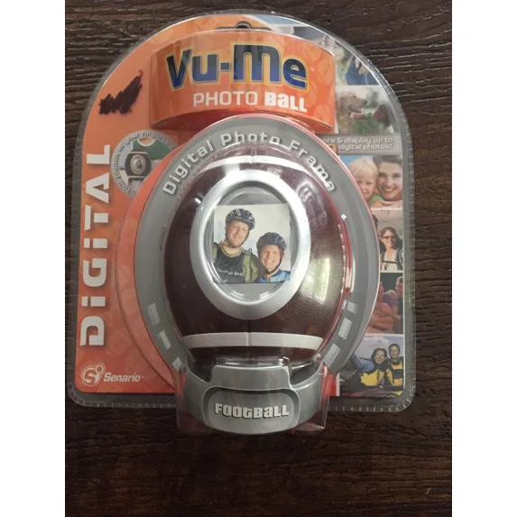 STAR- Vu Me Photo Football Ball Digital Photo Frame - Walmart.com