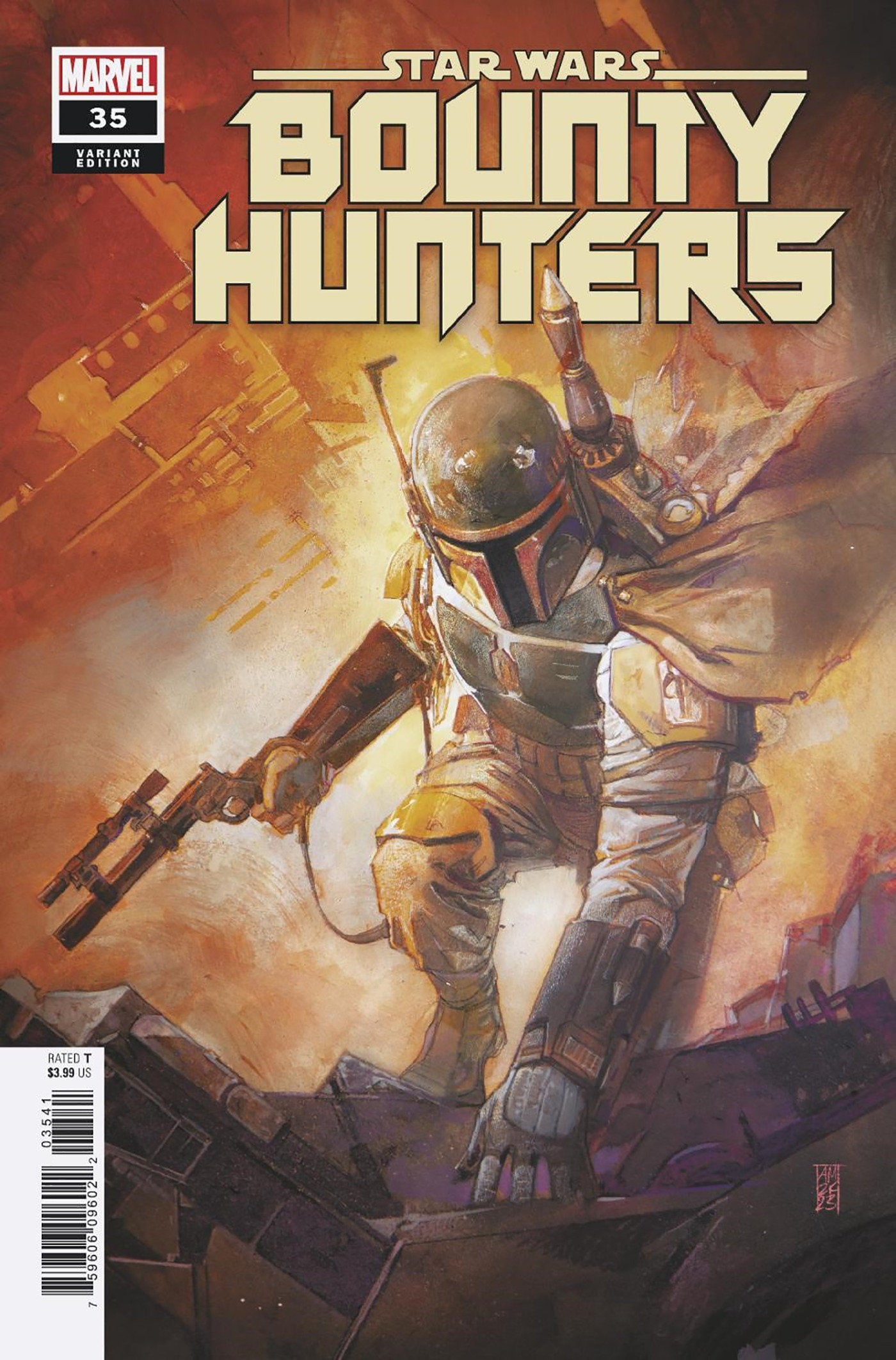 STAR WARS: BOUNTY HUNTERS 35 ALEX MALEEV BOBA FETT VARIANT - Walmart.com