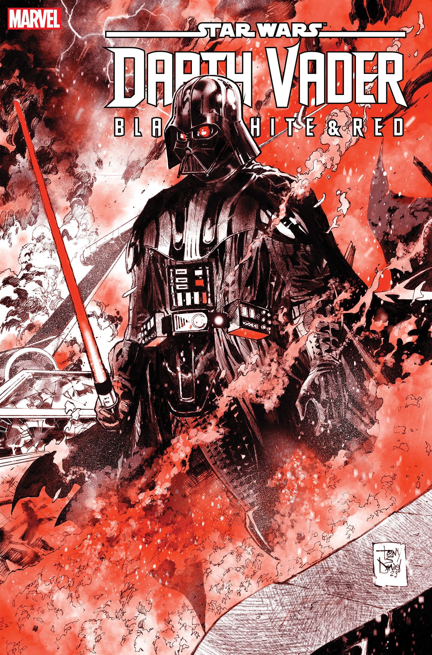 STAR WARS: DARTH VADER - BLACK, WHITE & RED 4 TONY DANIEL VARIANT ...