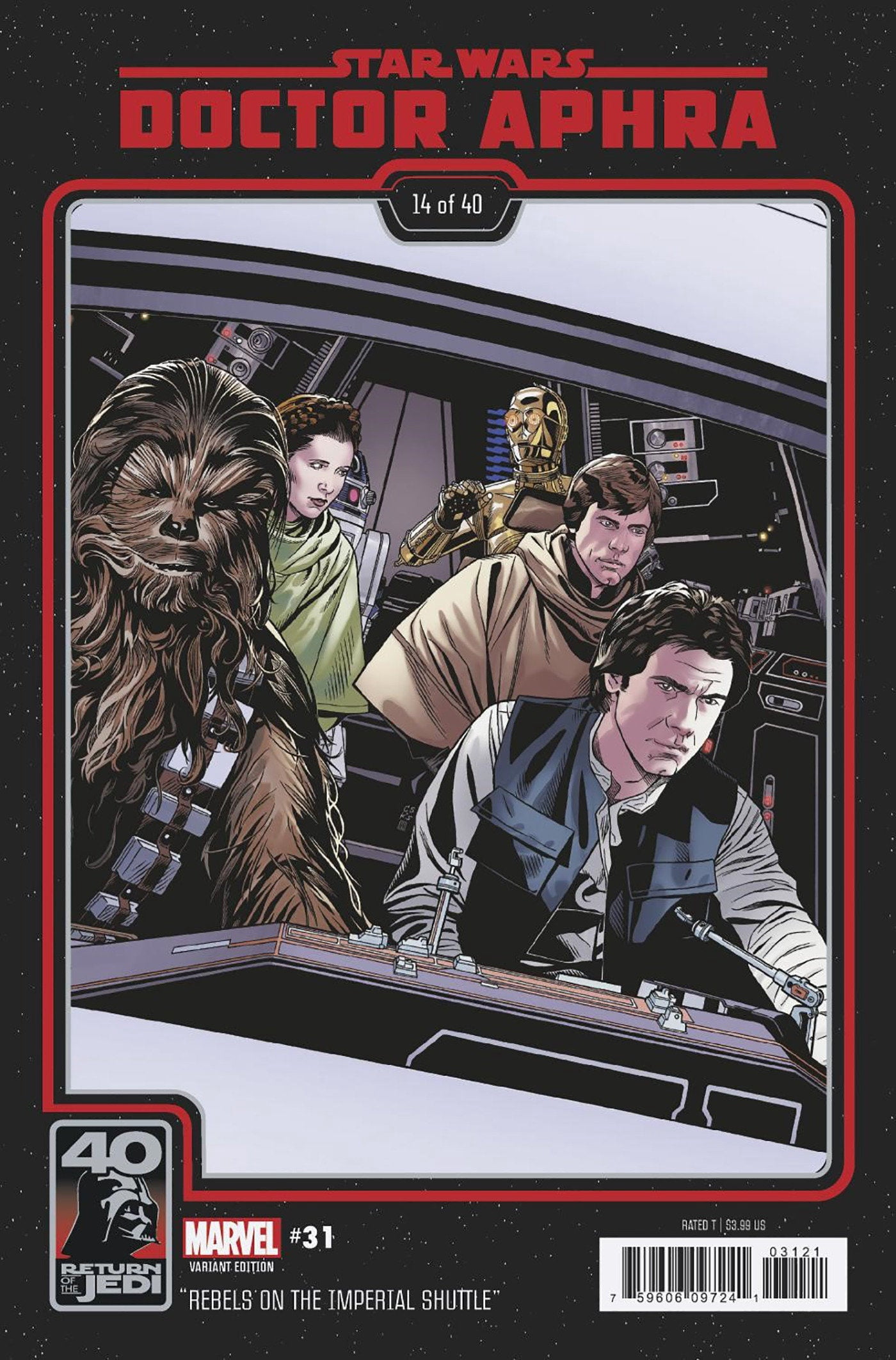 STAR WARS: DOCTOR APHRA 31 CHRIS SPROUSE RETURN OF THE JEDI 40TH ...