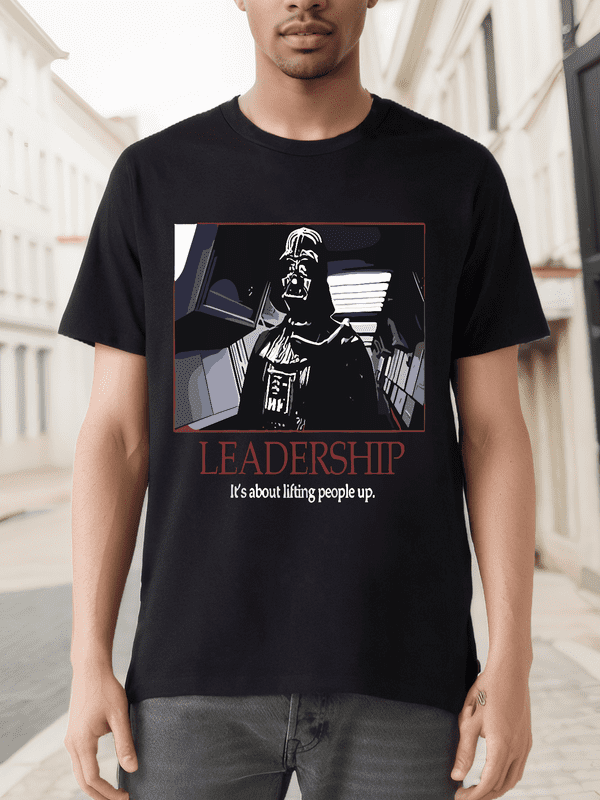 STAR WARS Darth Vader Leadership Motivational Poster Mens T-shirt ...