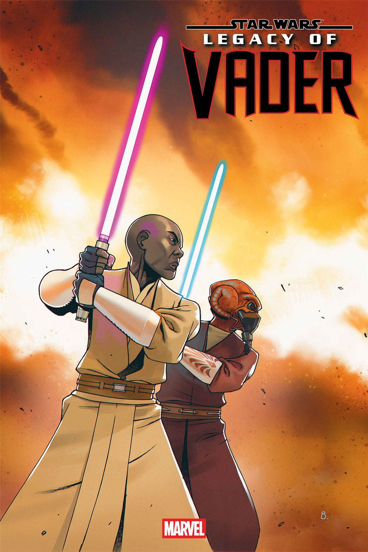 STAR WARS: LEGACY OF VADER #11 BENGAL PLO KOON & MACE WINDU JEDI ...