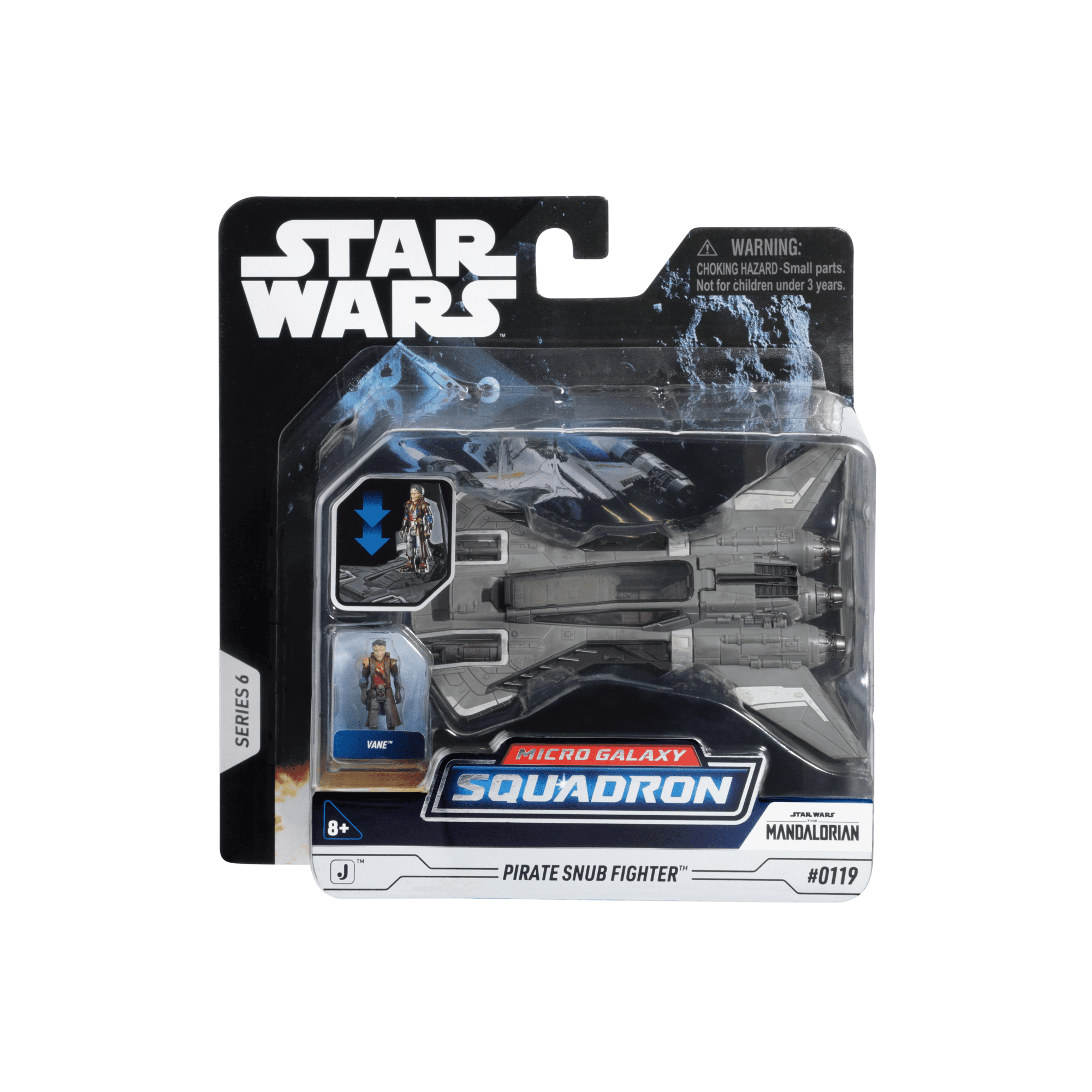 STAR WARS Micro Galaxy Squadron Pirate Snub Fighter - 3-inch Vehicle ...