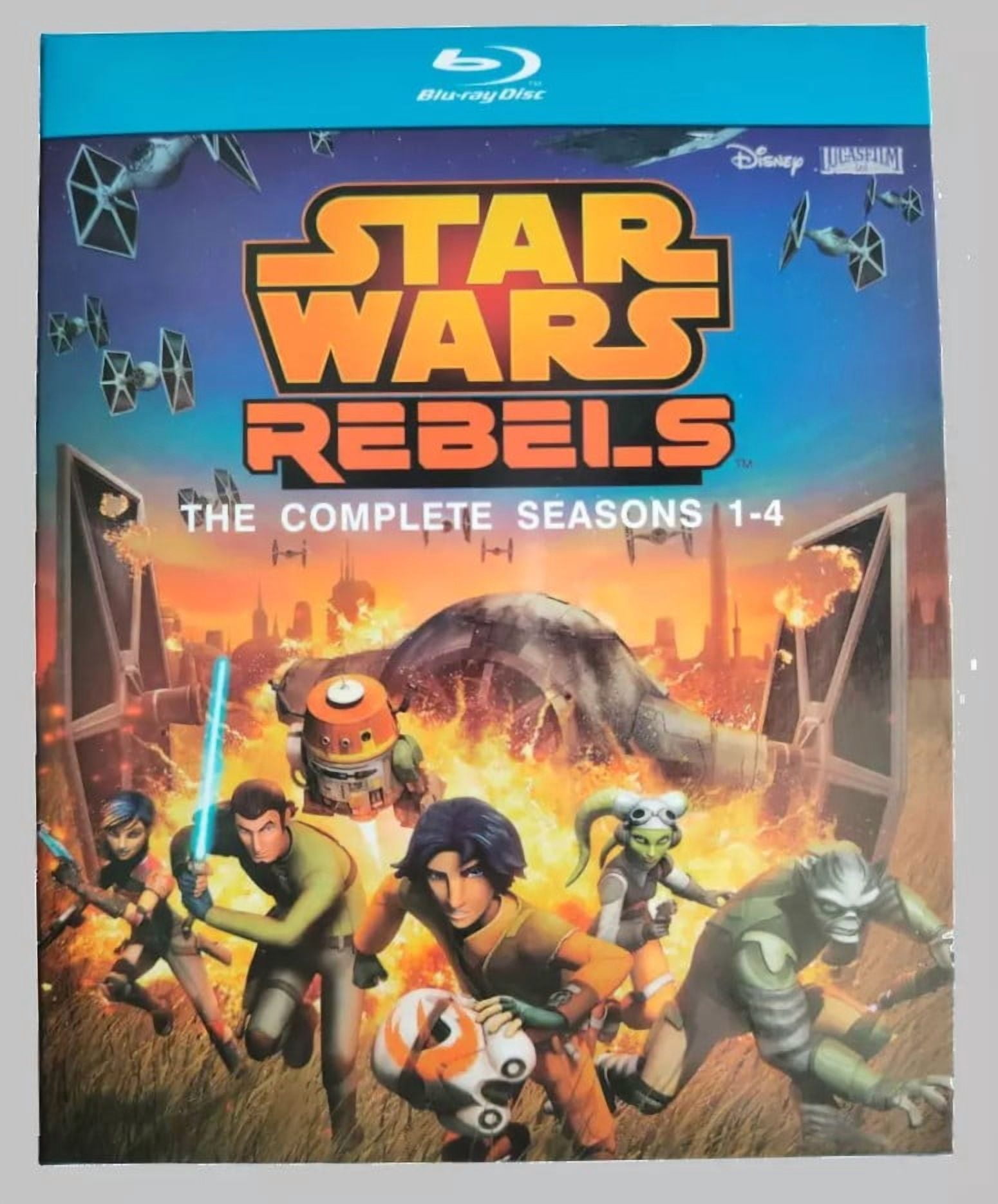 STAR-WARS REBELS, The Complete Seasons 1-4 Blu-Ray 8Disc Box Set(Support Customization of Other ...