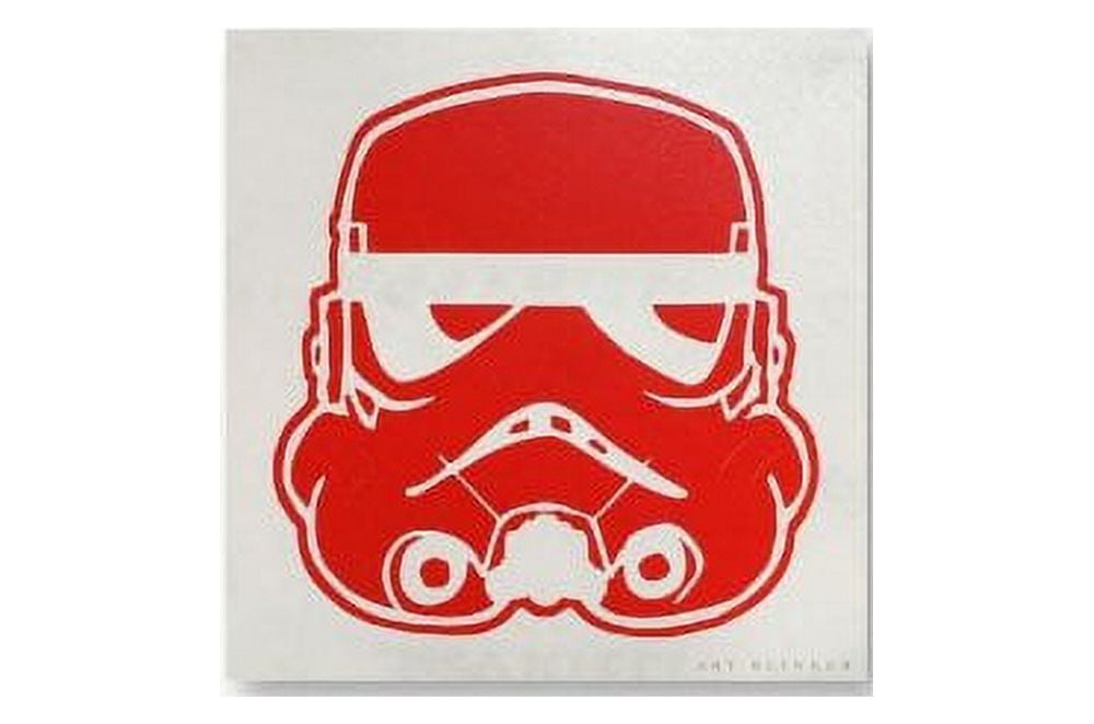 STAR WARS Storm Trooper Red Rub-On STICKER Disney Officially Licensed ...