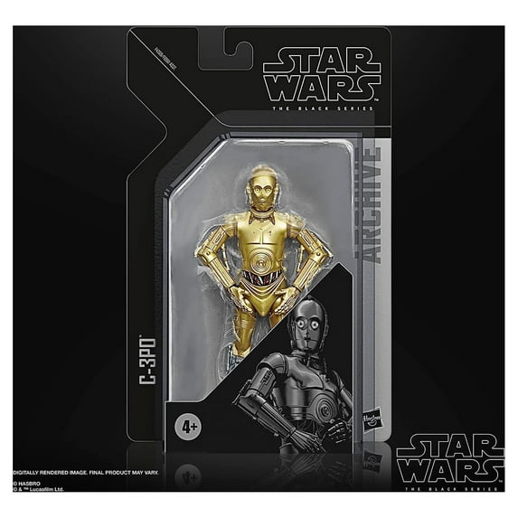 Star Wars The Black Series Archive C-3PO Action Figure - Poseable Toy - Walmart.com
