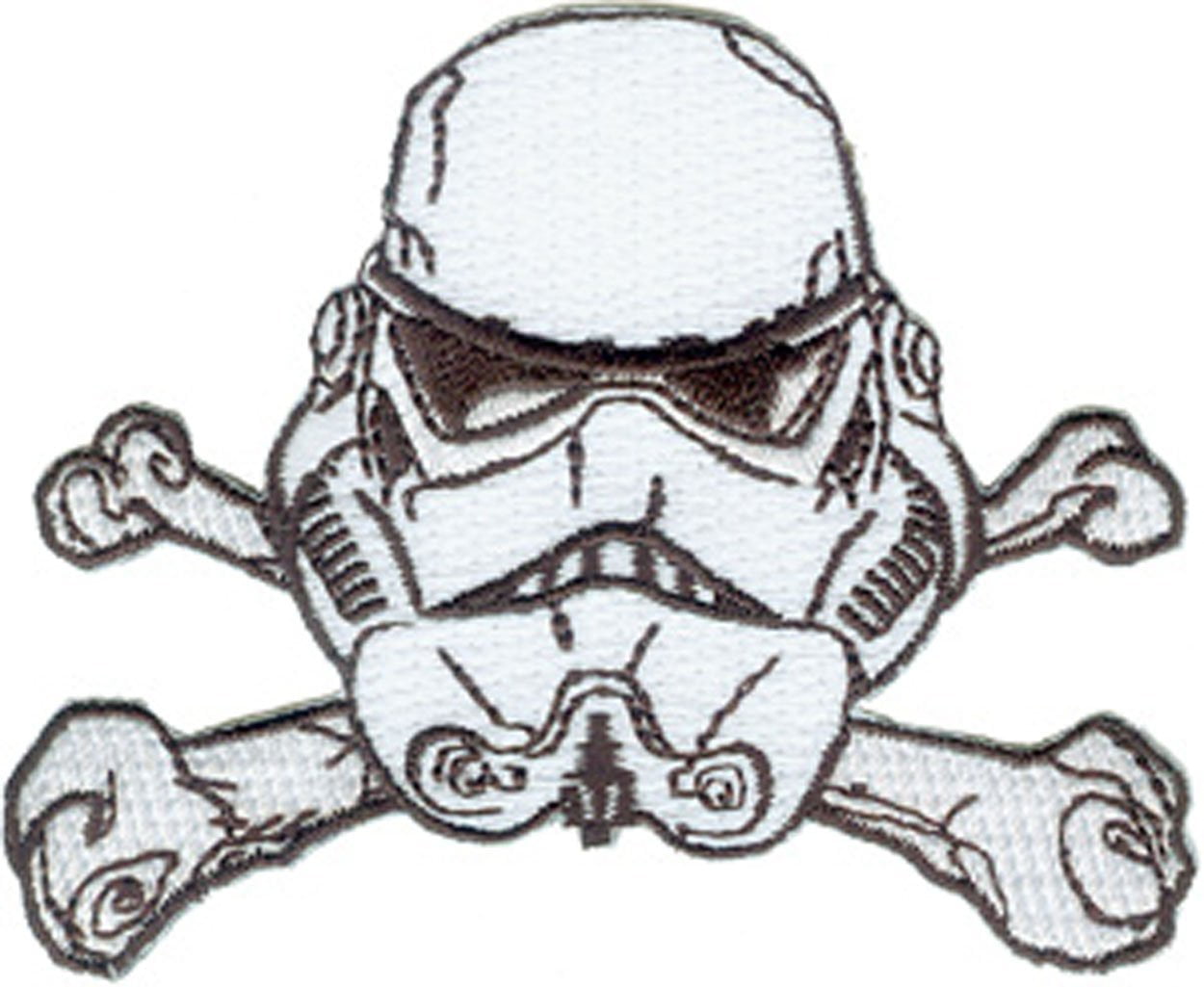 STAR WARS Trooper Bones, Iron-On / Sew-On Disney Officially Licensed ...