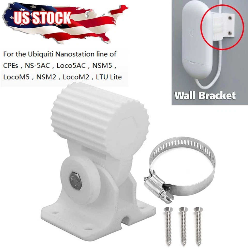 STAR- Wall Mount Bracket For Ubiquiti Nanostation Loco5Ac Ns-5Ac Locom5 ...