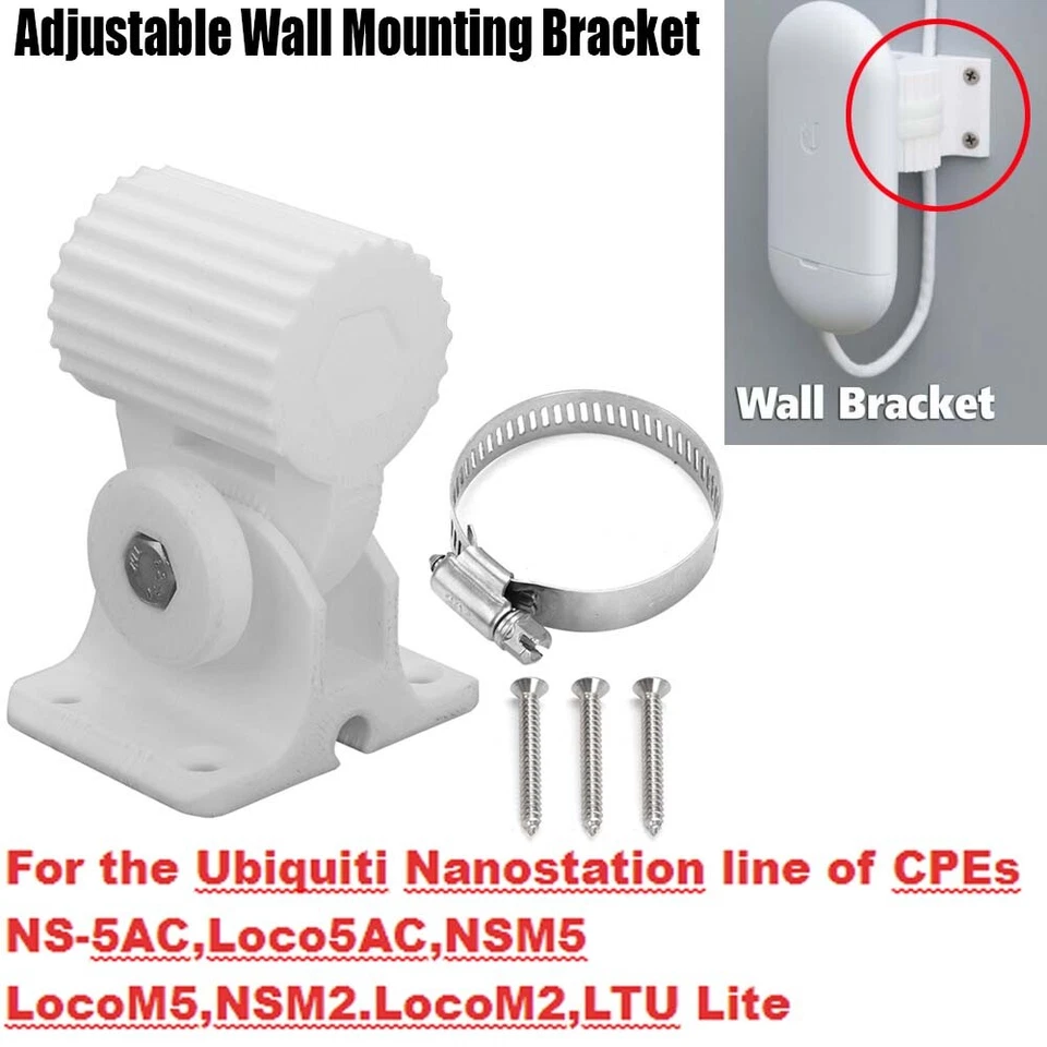 STAR- Wall Mount Bracket For Ubiquiti Nanostation Loco5Ac Ns-5Ac Locom5 ...