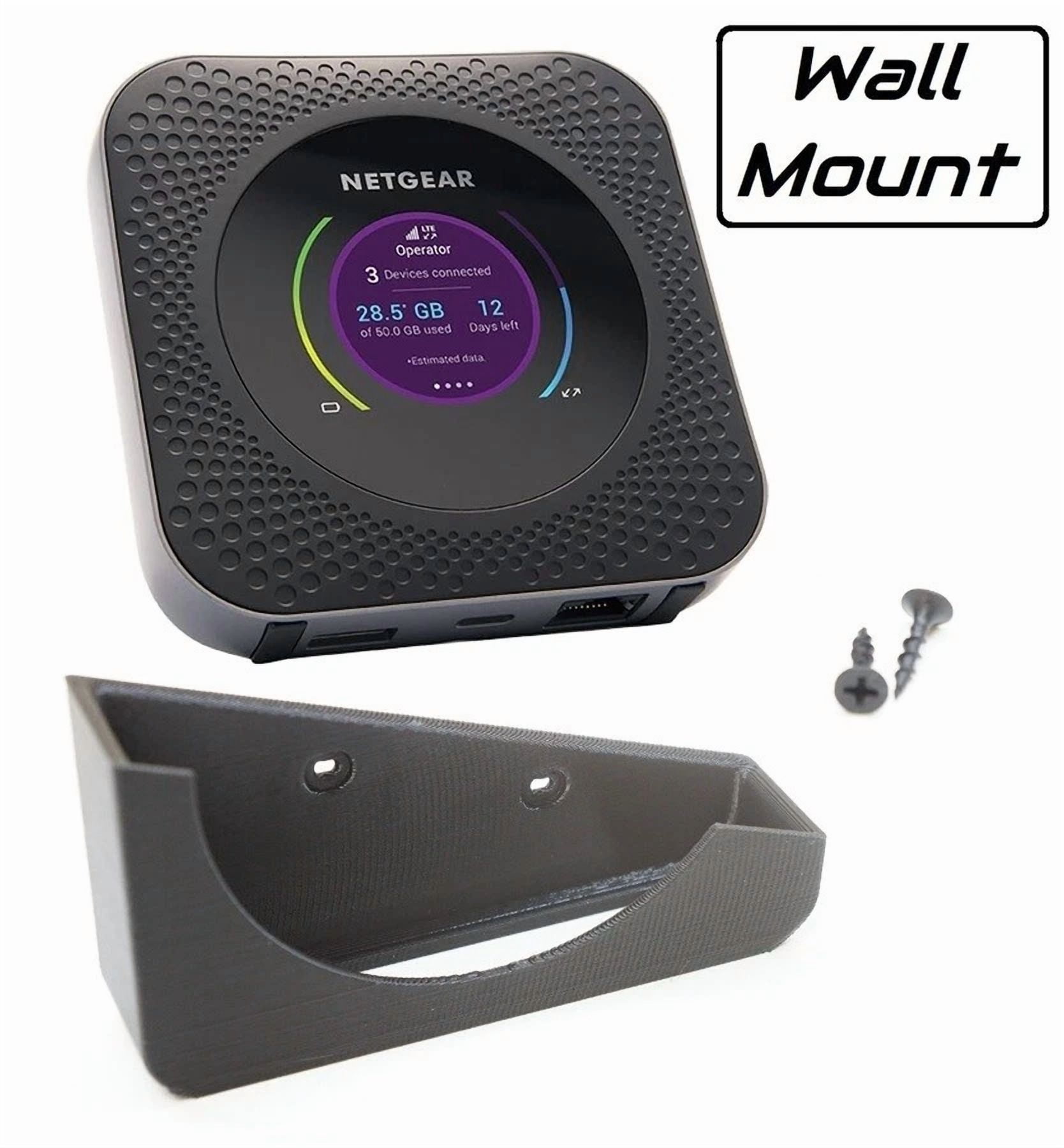 STAR- Wall Mount Bracket Holder For Netgear Nighthawk M1 Wifi Hotspot ...