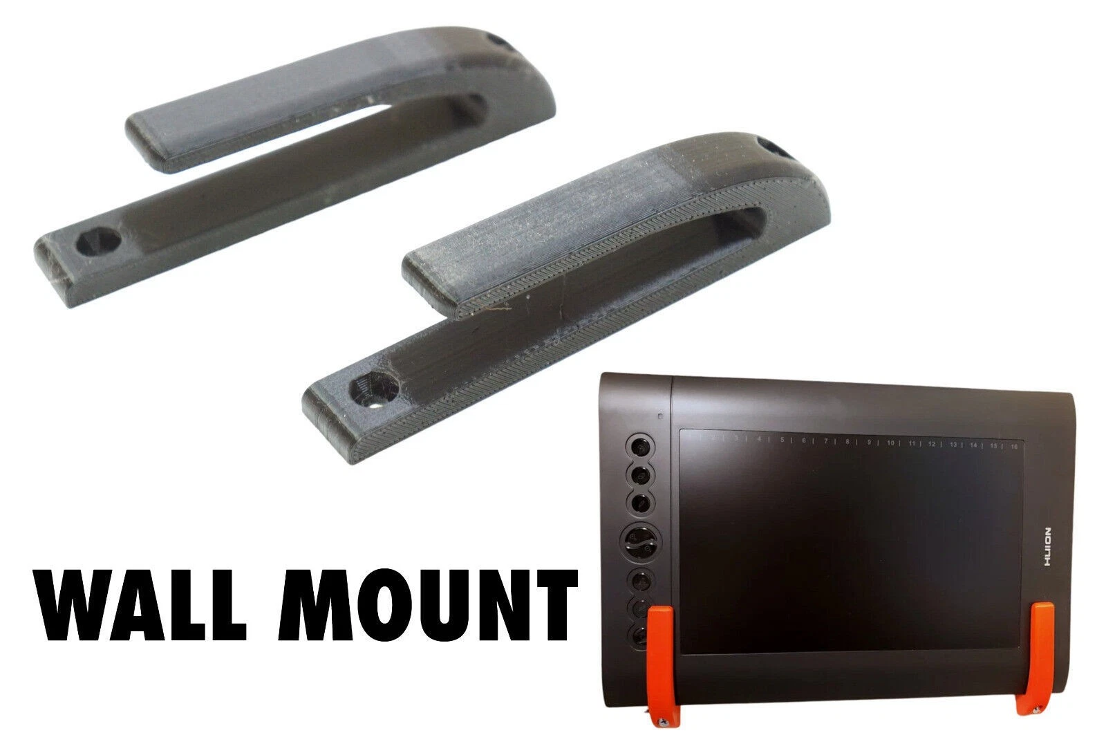 STAR- Wall Mount Holder For Huion H610Pro & Wacom Cintiq Drawing ...
