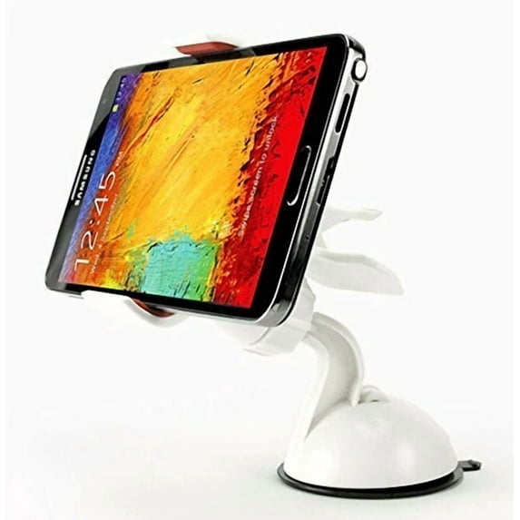 STAR- White Windshield Dashboard Car Mount Holder For Apple Iphone 8 / ...