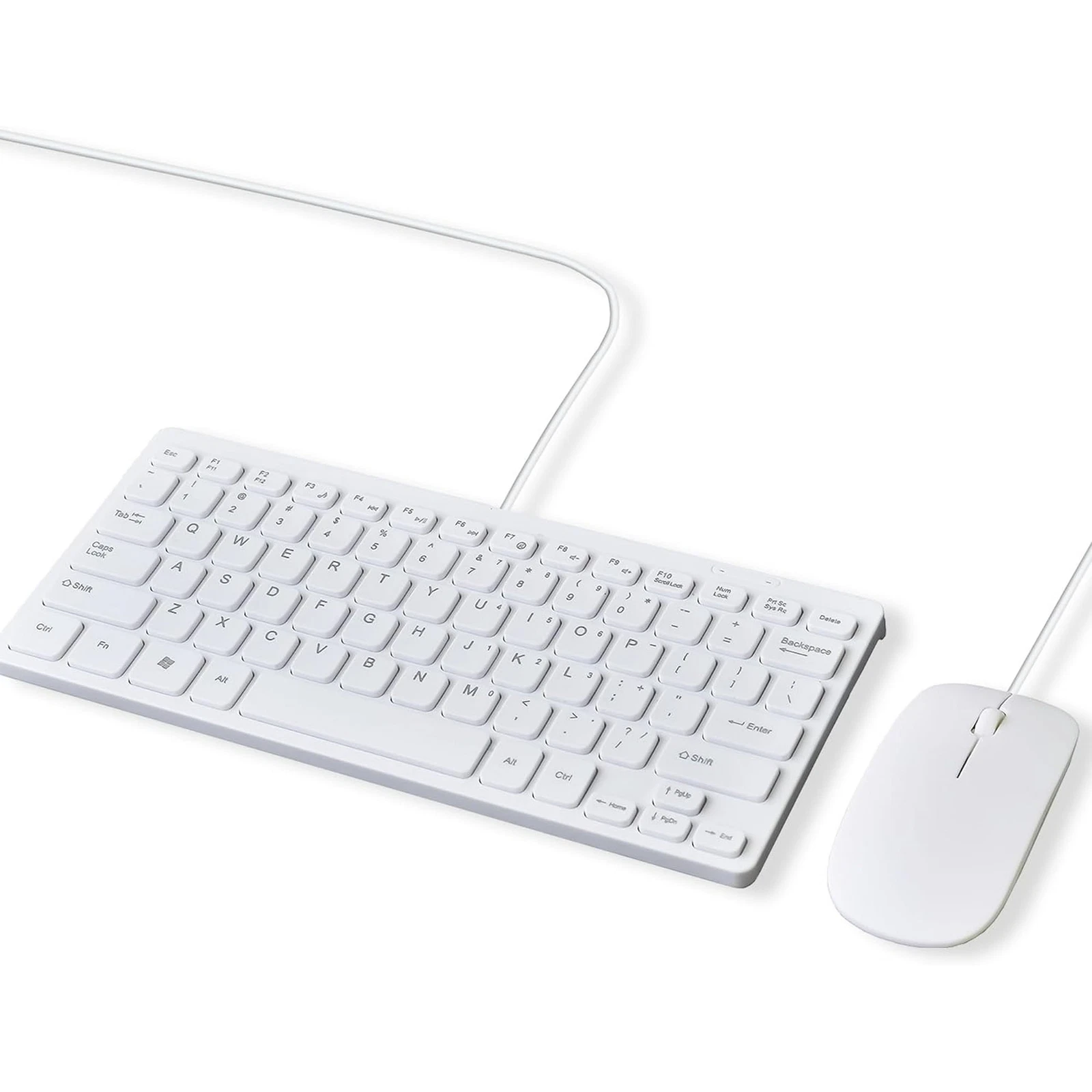 STAR- Wired Keyboard And Mouse Combo Slim & Quiet 11.25 Inch, Usb ...