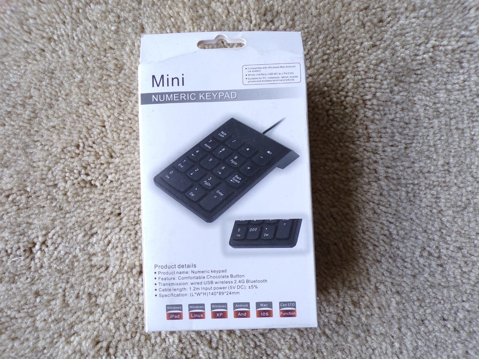 STAR- Wireless & Usb Numeric Keypad Number Keyboard For Laptop Desktop ...