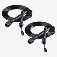 Indoor Speed Jump Rope with Small PVC Handles for Cardio Fitness, Teens ...