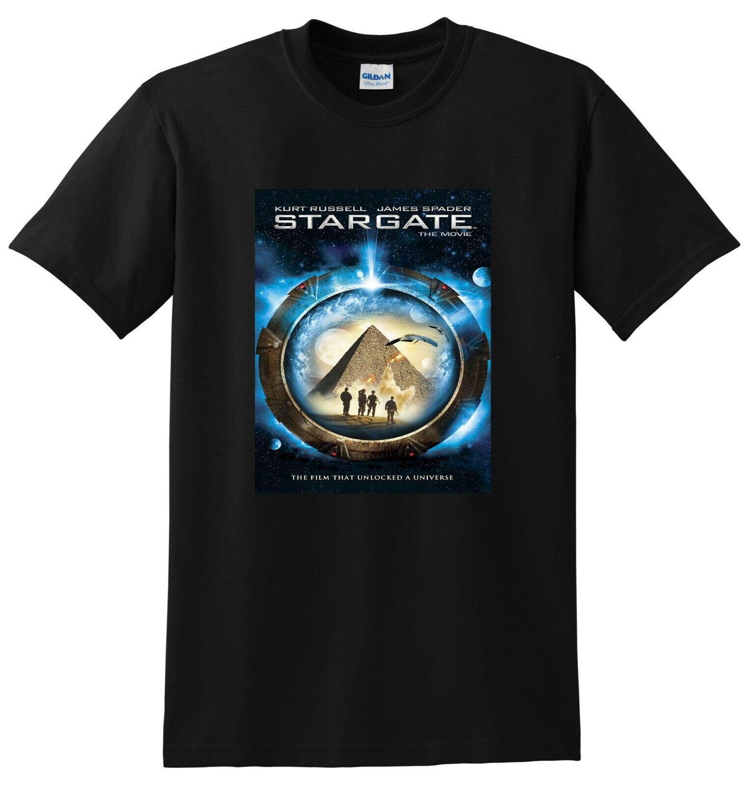 STARGATE T SHIRT 1994 4k bluray dvd cover poster tee SMALL MEDIUM LARGE ...