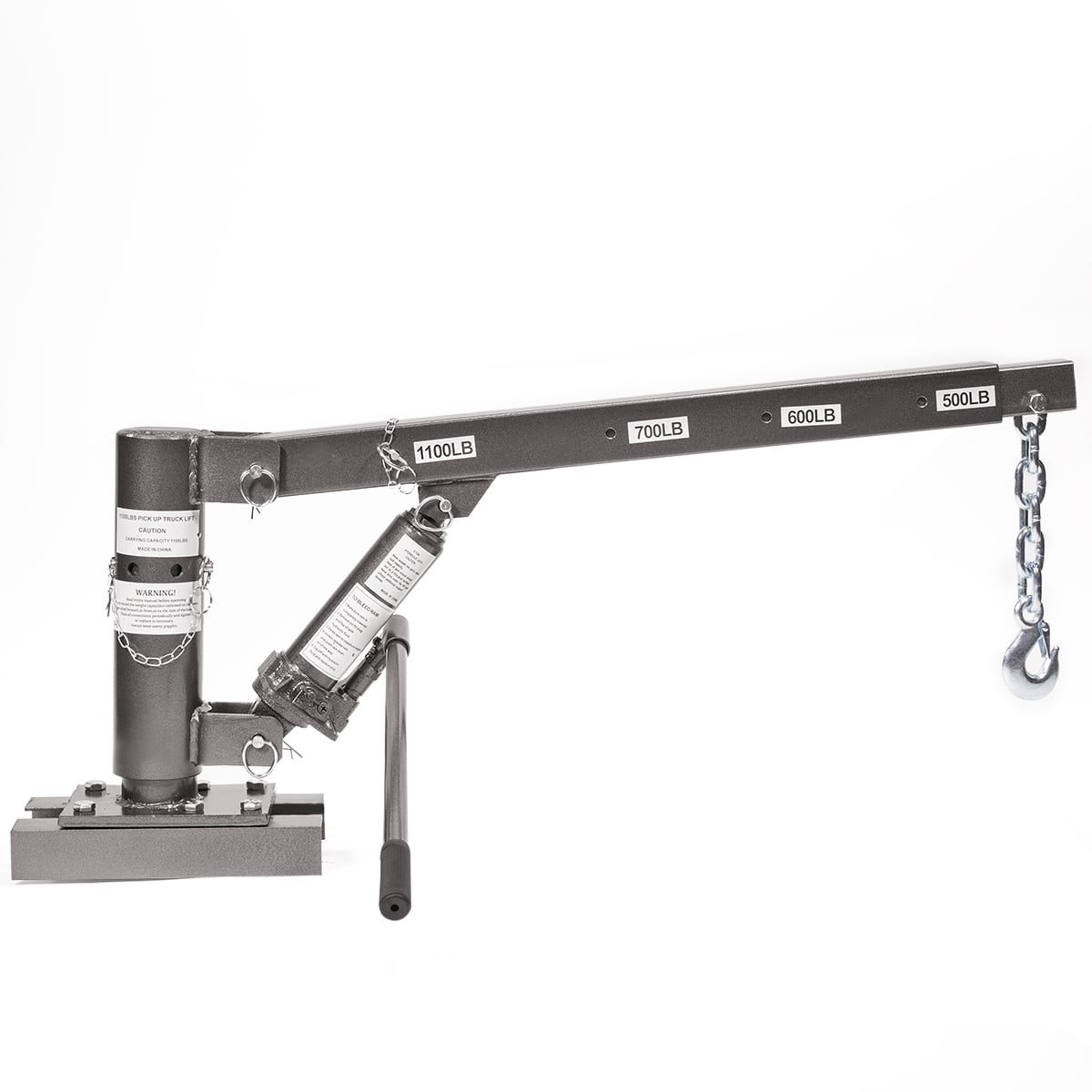 Stark 1/2 Ton Hydraulic Hand Tool Pickup Truck Crane, 1100lbs Lift ...