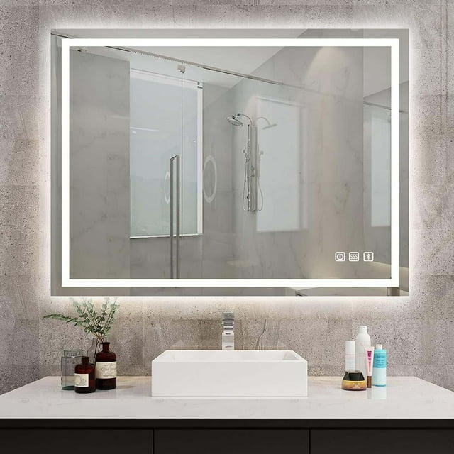 STARLEAD LED Bathroom Mirror,36*28 inch LED Mirror for Bathroom,Bthroom ...