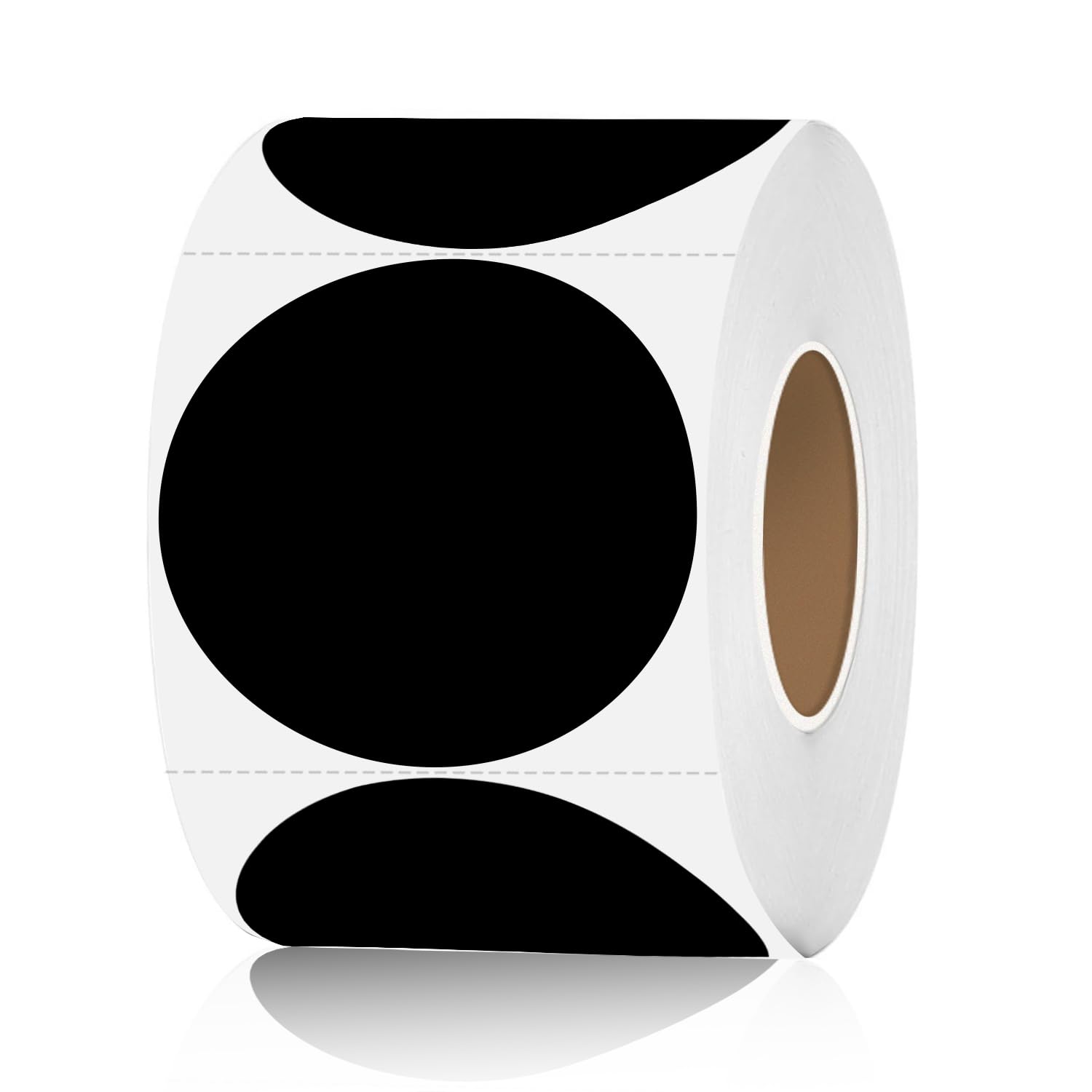 STARLIBOO Black Stickers, Dot Stickers 2 Inch, Black Circle Stickers ...