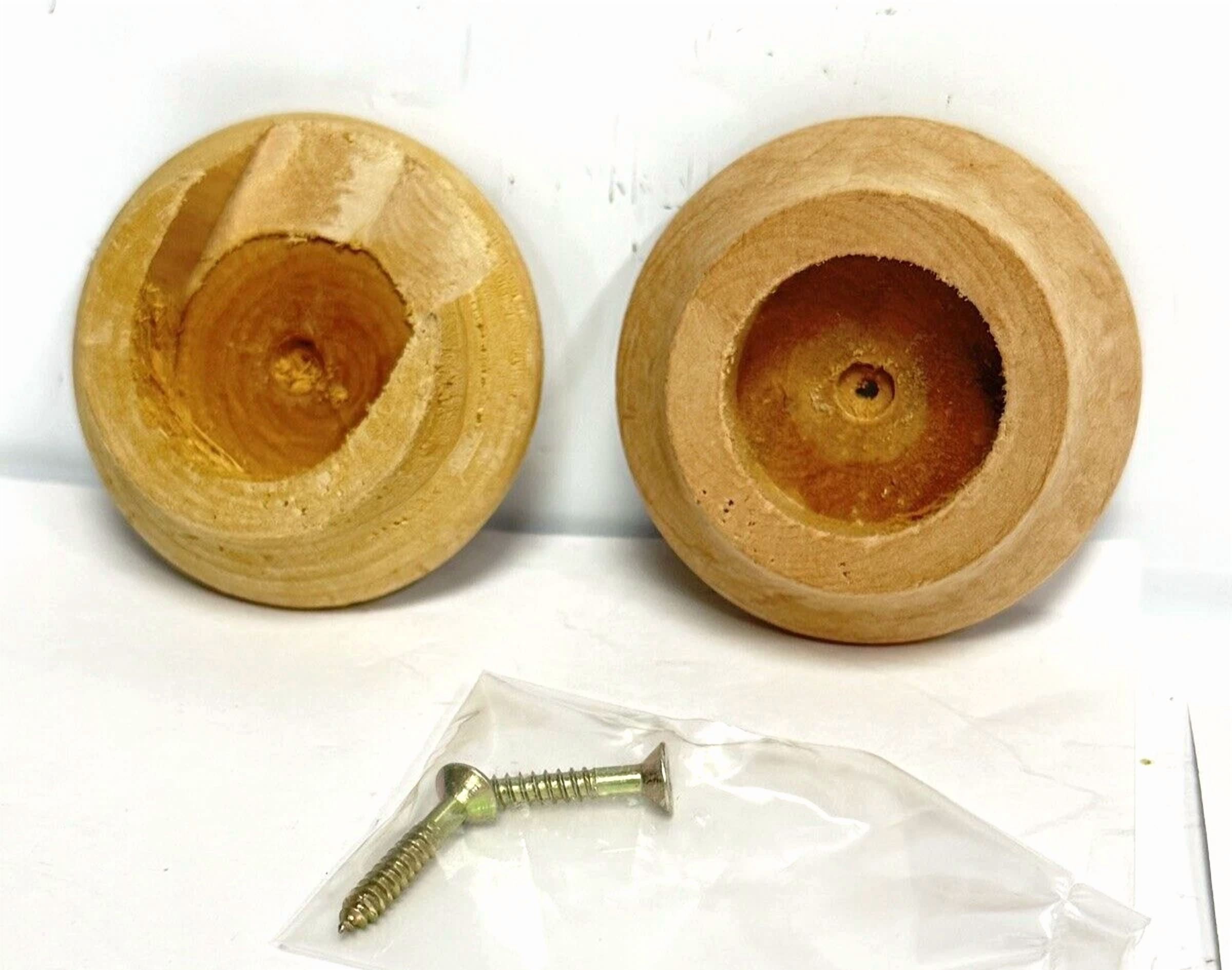 STARLIGHT- 1-3/8 In Wood Pole Sockets Closet Rod Bracket Support ...
