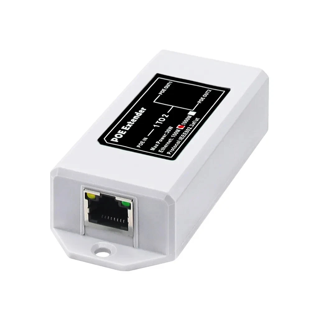 STARLIGHT- 1 Input 2 Output Poe Repeater Extender Rj45 100M Smart Poe ...