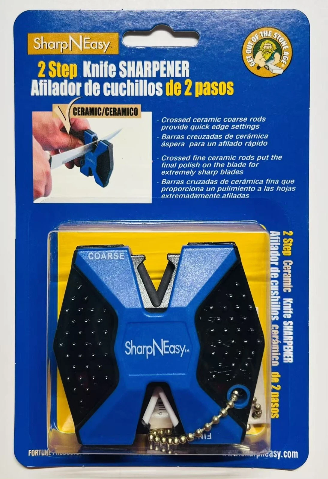 STARLIGHT- 1 Pc Accusharp Sharp-N-Easy Blue / Black 2-Step Knife ...
