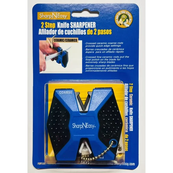 STARLIGHT- 1 Pc Accusharp Sharp-N-Easy Blue / Black 2-Step Knife ...